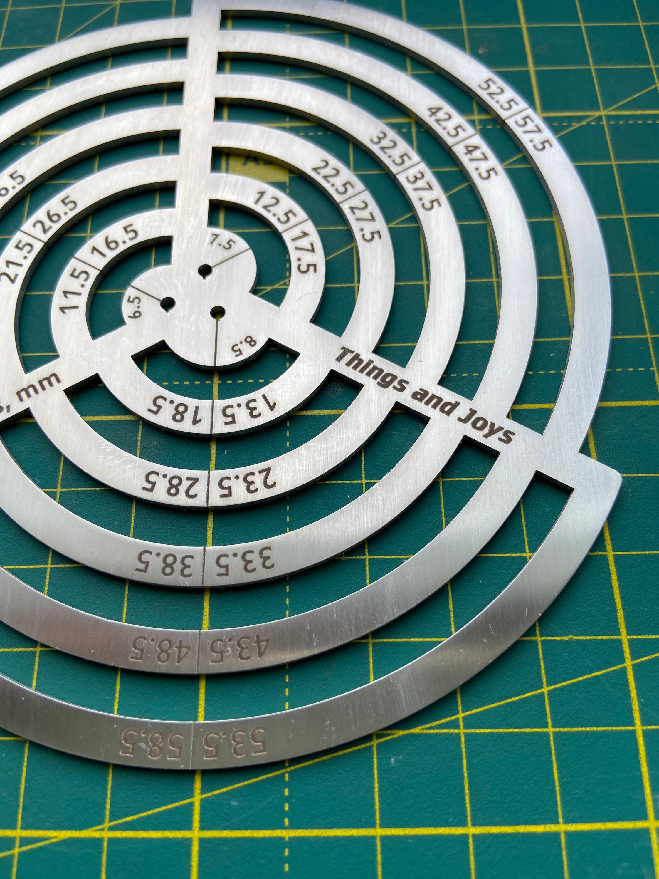 Leather Tool for Craft Circul Ruler Steel Leather Multi - Etsy