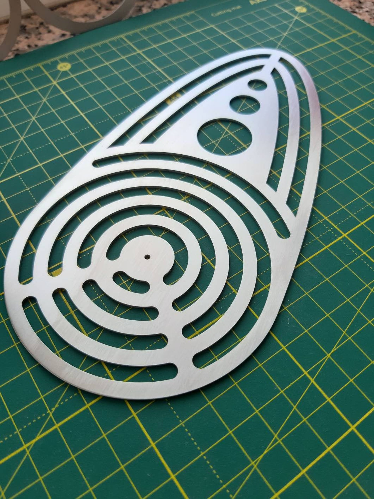 DIY Leather craft stencil Ruler for leather cutting Awesome | Etsy