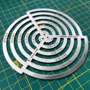 Leather Tool for Craft Circul Ruler Steel Leather Multi - Etsy