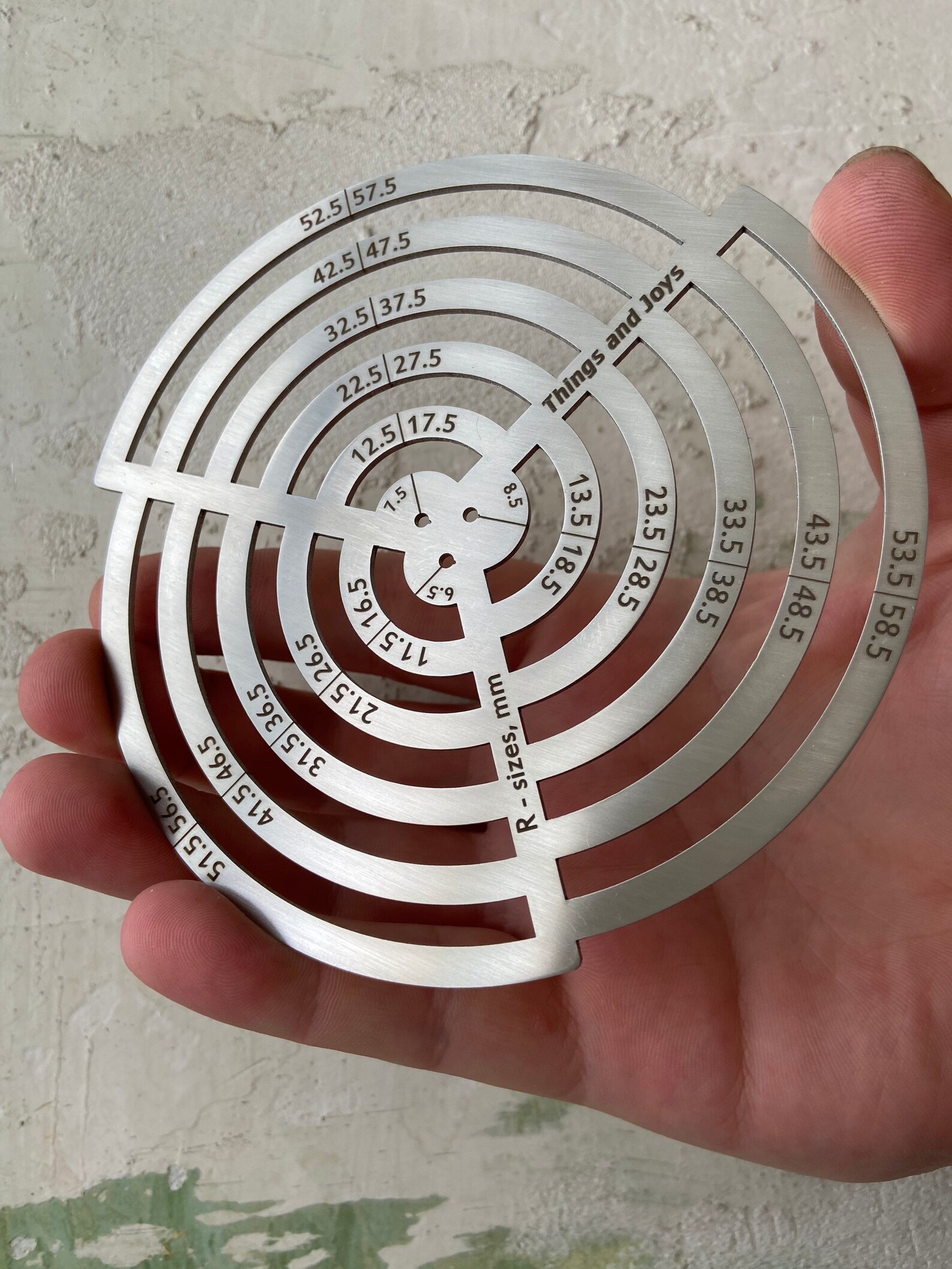 Leather Tool for Craft Circul Ruler Steel Leather Multi | Etsy