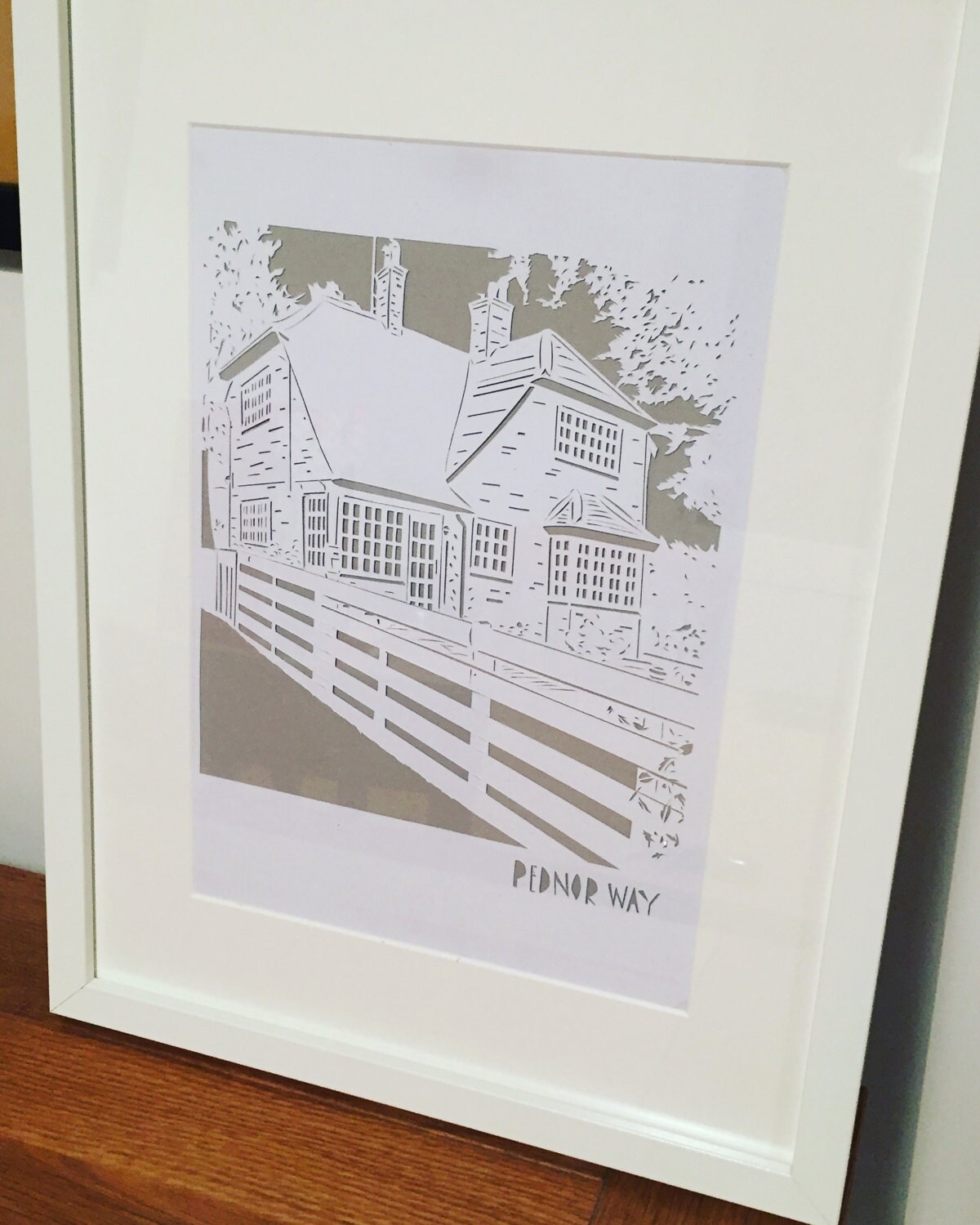 Personalised House Portrait Papercut Housewarming Gift | Etsy