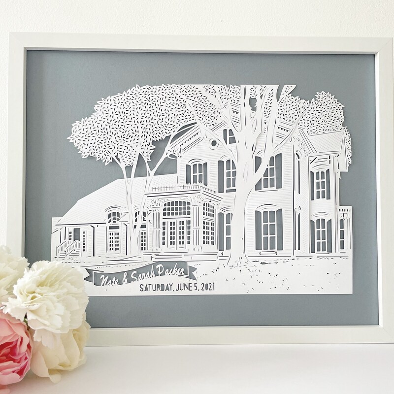 Wedding Papercut - Etsy UK