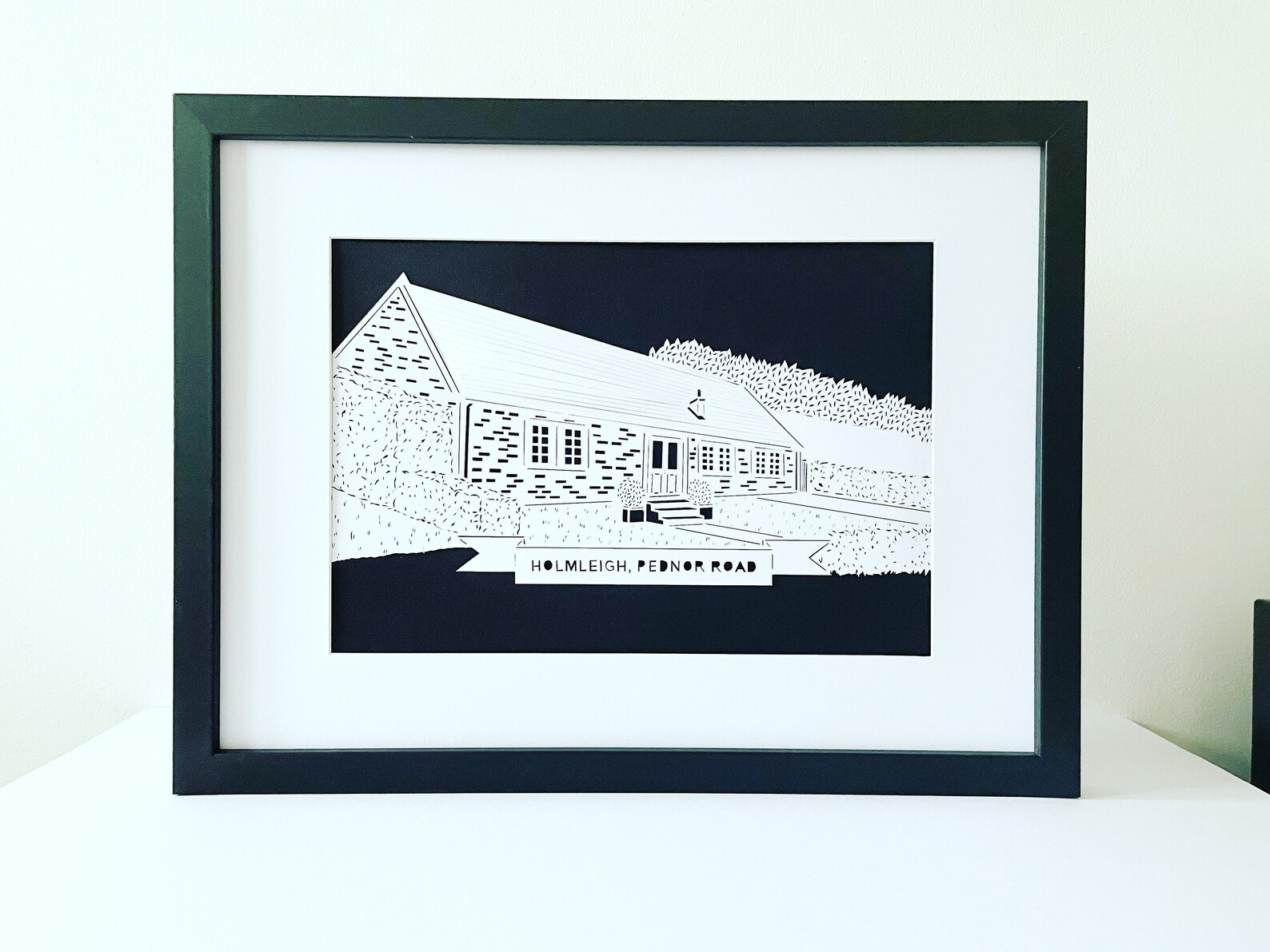 Personalised House Portrait Papercut Housewarming Gift - Etsy