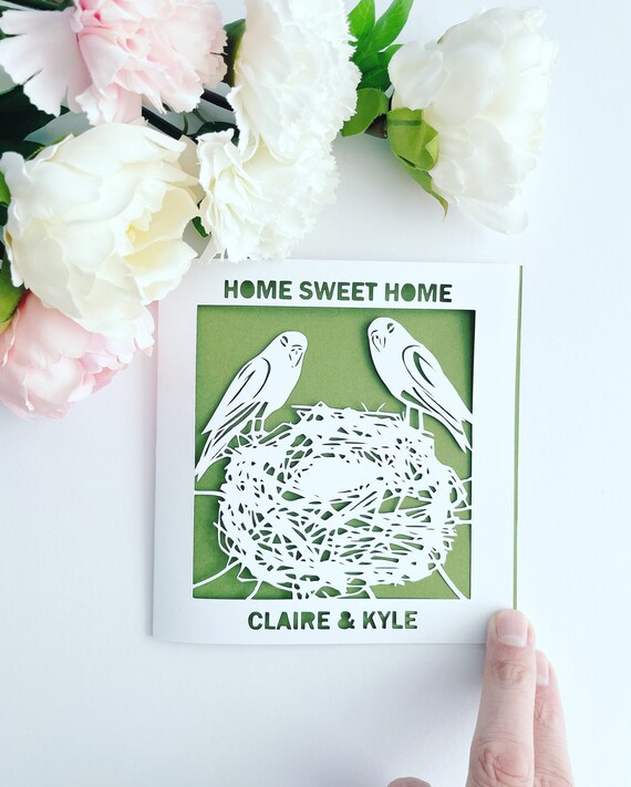 Personalised New Home Card Couple Card First Home Card | Etsy