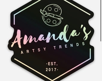 Amanda Sticker - Etsy