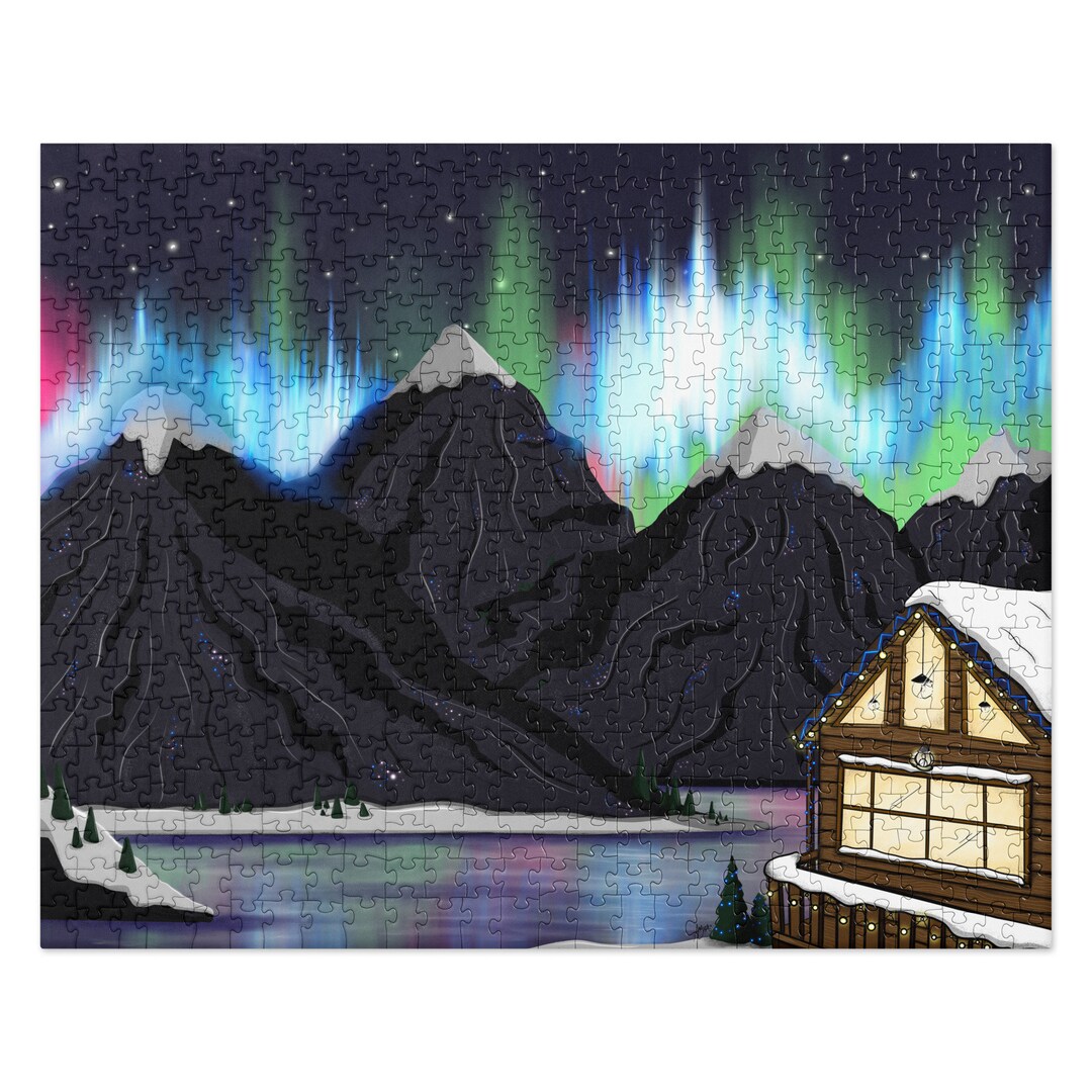 Northern Lights Jigsaw Puzzle - Etsy