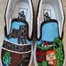 Minecraft Painted Shoes - Etsy