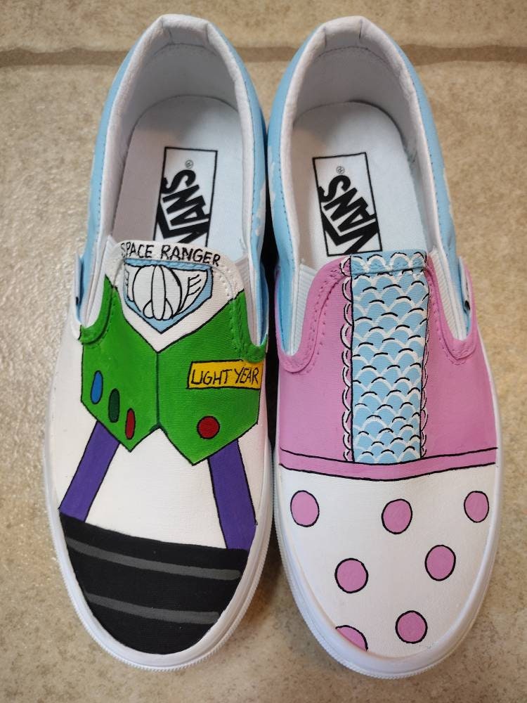 Toy Story Painted Shoes - Etsy