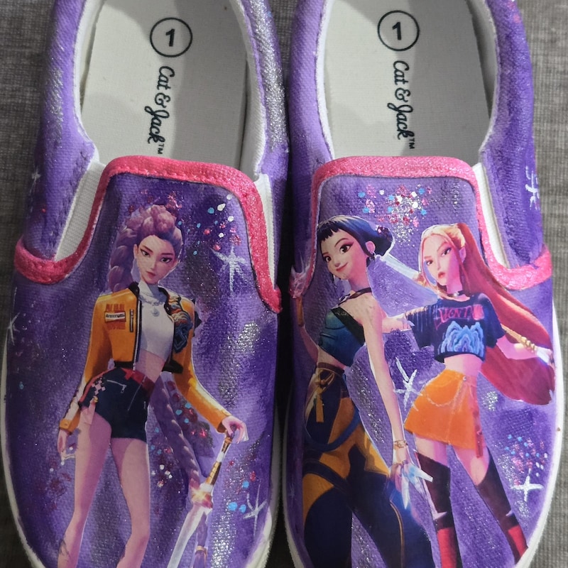 K Pop Demon Sneakers - Etsy