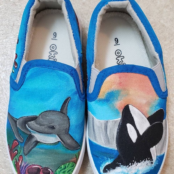Custom Painted Shoes - Etsy