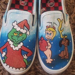 Grinch Shoes - Etsy