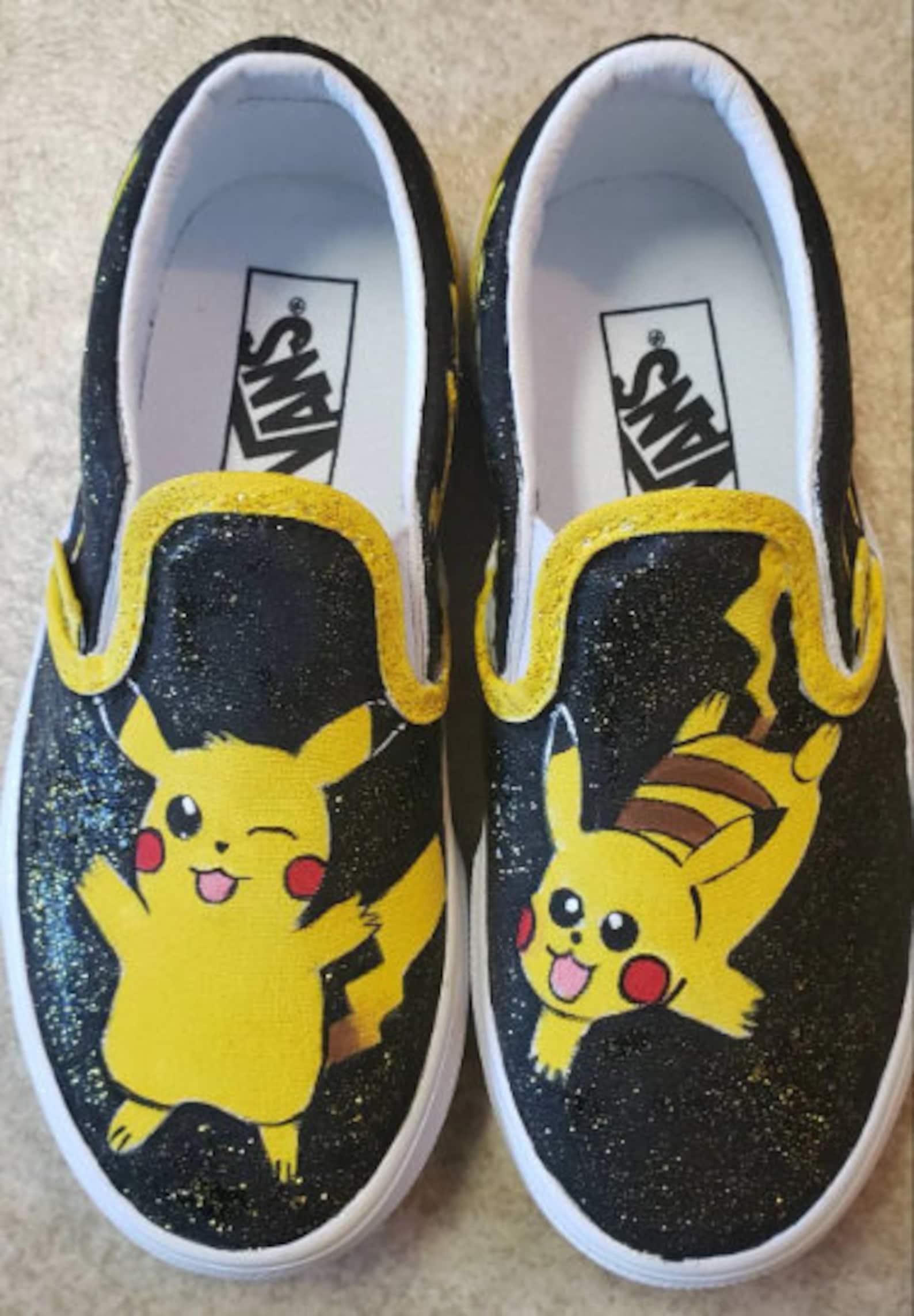 Pokemon Painted Shoes - Etsy