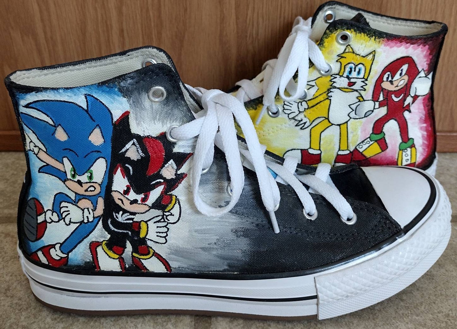 Sonic High Top Shoes - Etsy