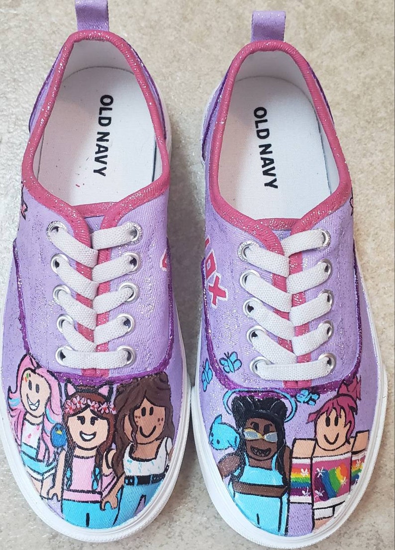 Roblox Painted Shoes - Etsy
