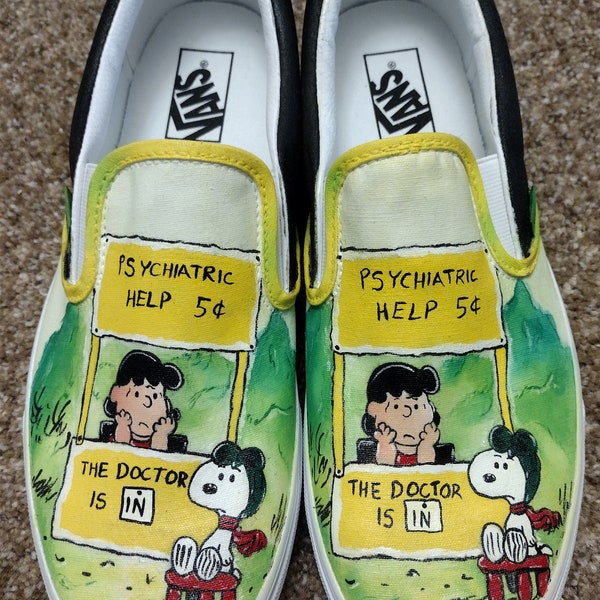 Snoopy Sneakers - Etsy