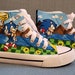 Sonic High Top Shoes - Etsy