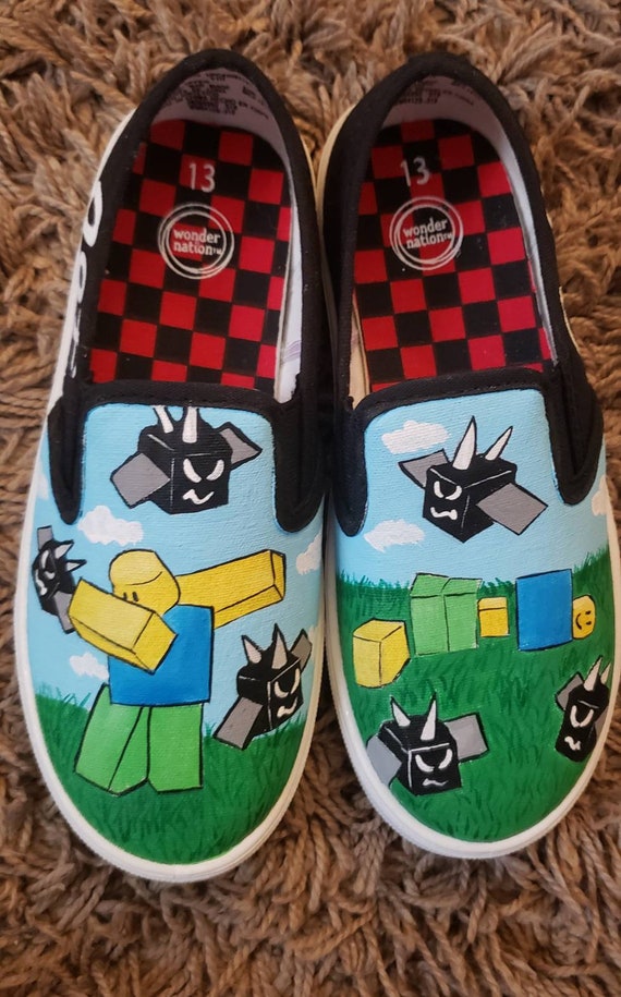 Roblox Painted Shoes - Etsy