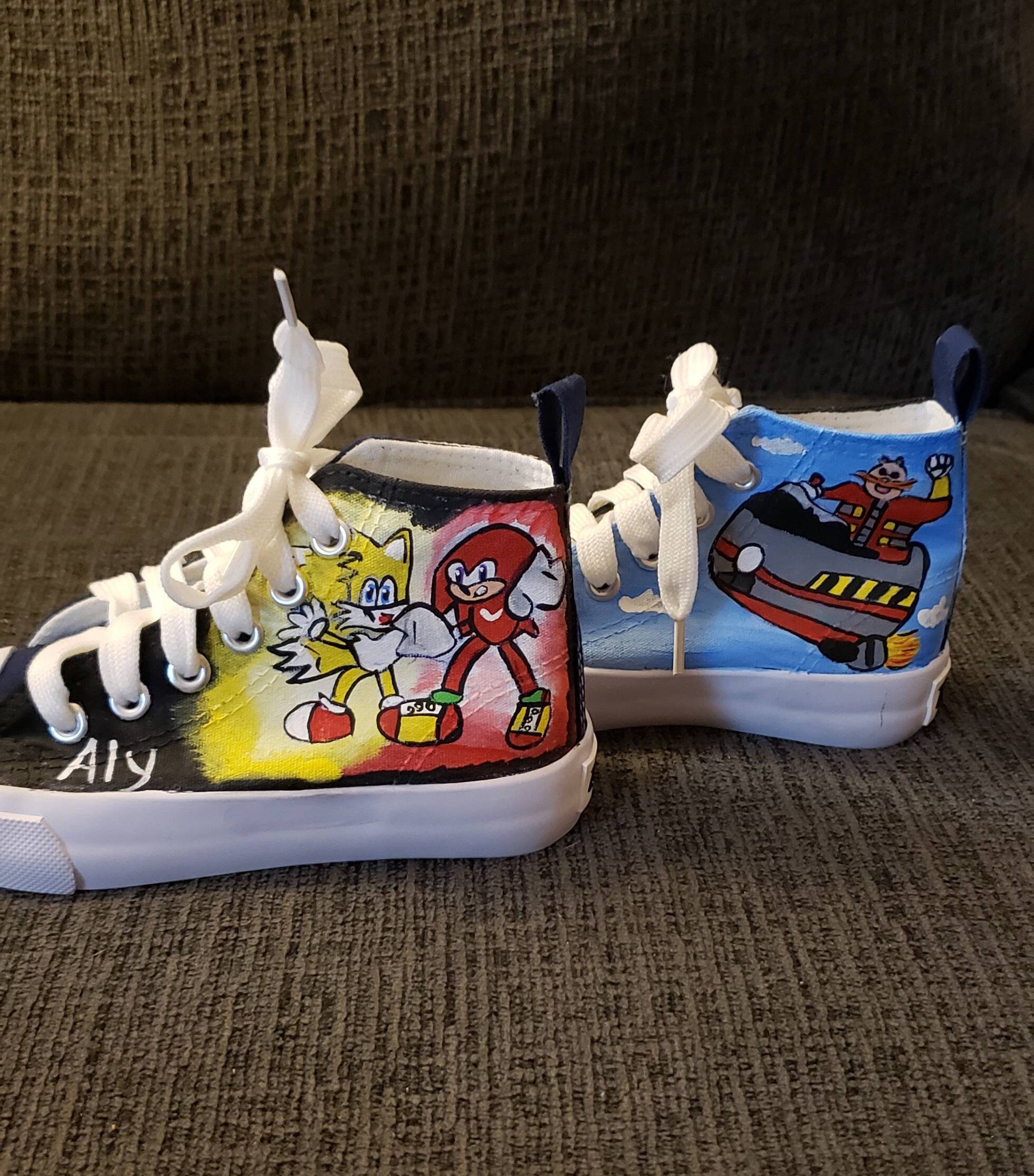 Sonic High Top Shoes - Etsy