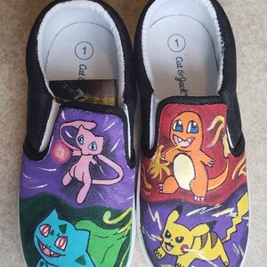 Pokemon Painted Shoes - Etsy