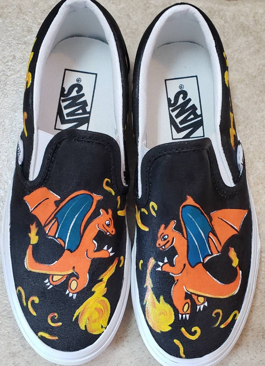 Pokemon Painted Shoes | Etsy