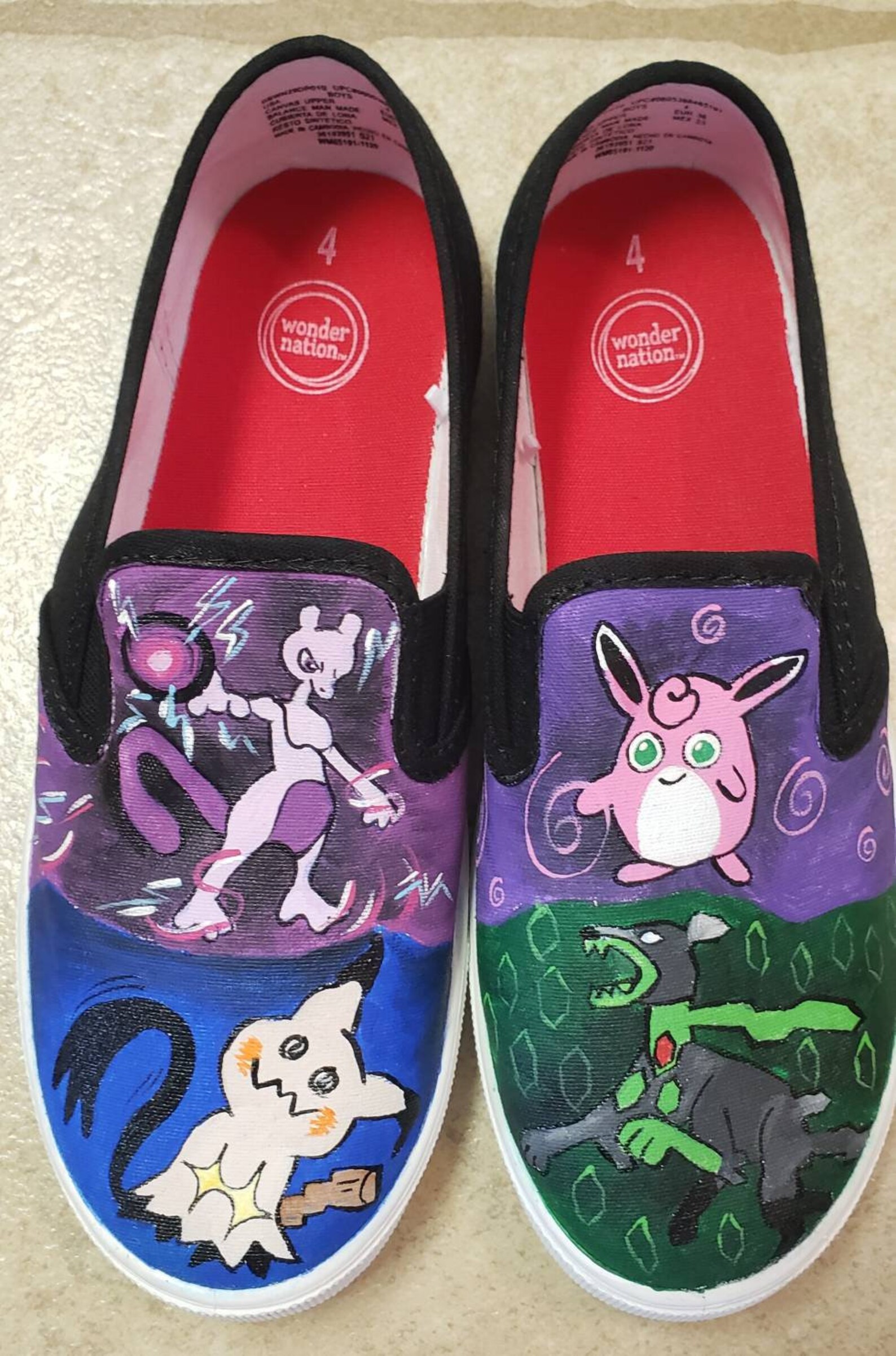 Pokemon Painted Shoes - Etsy
