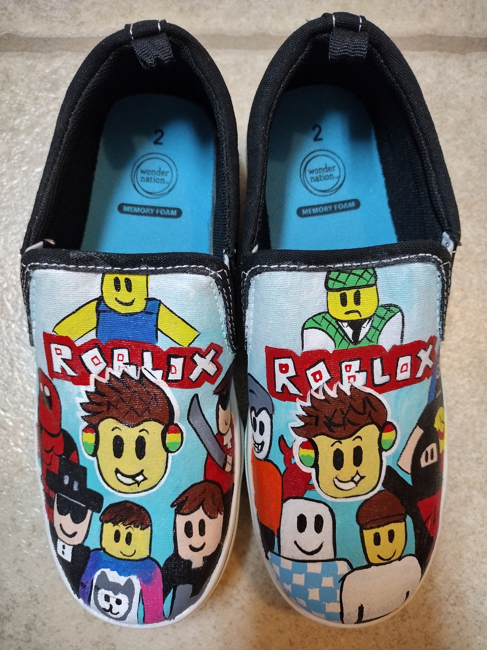 Roblox Painted Shoes - Etsy