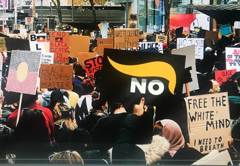 The Original 'no Trump' Logo Protest Placard not a - Etsy