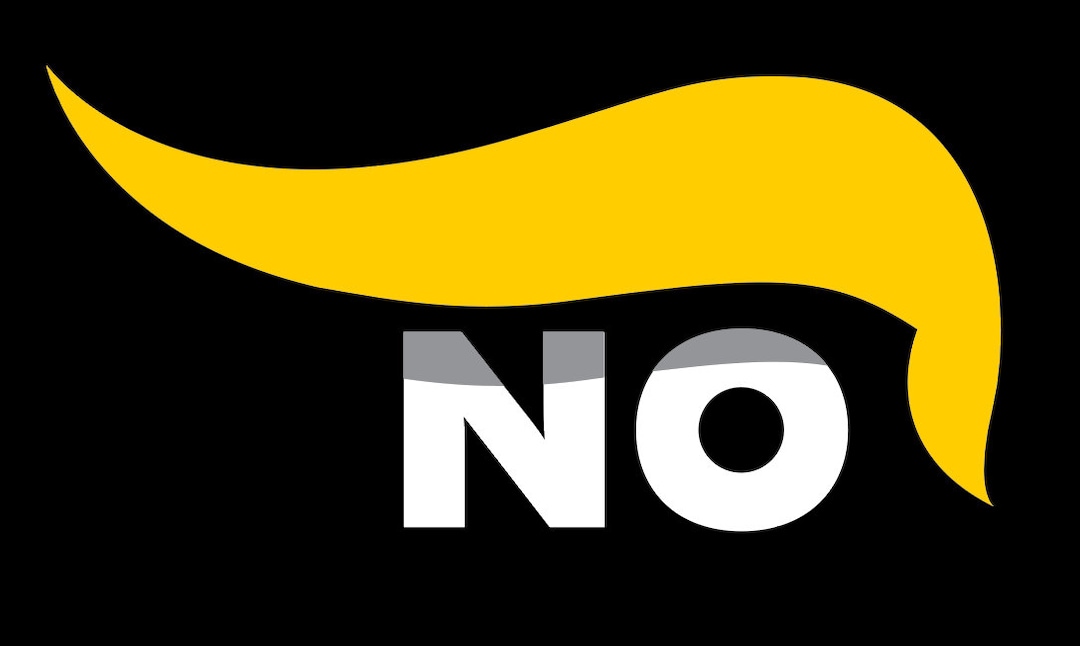 The Original No Trump Bumper Sticker - Etsy