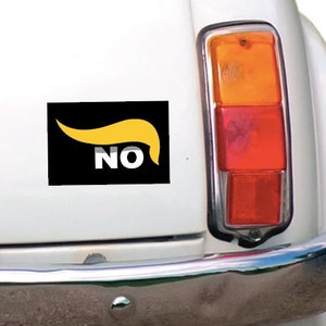 The Original No Trump Bumper Sticker - Etsy