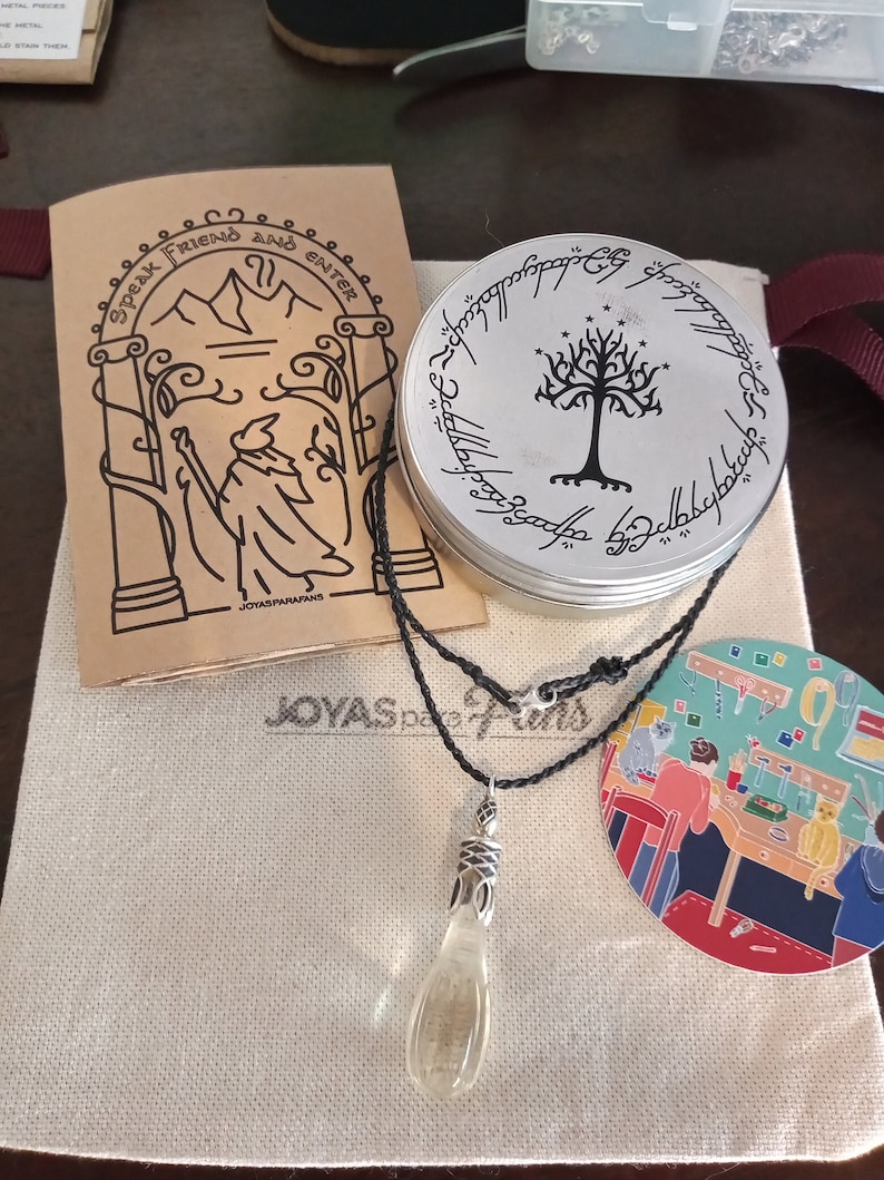 Phial of Galadriel Necklace Light of Eärendil's Star - Etsy