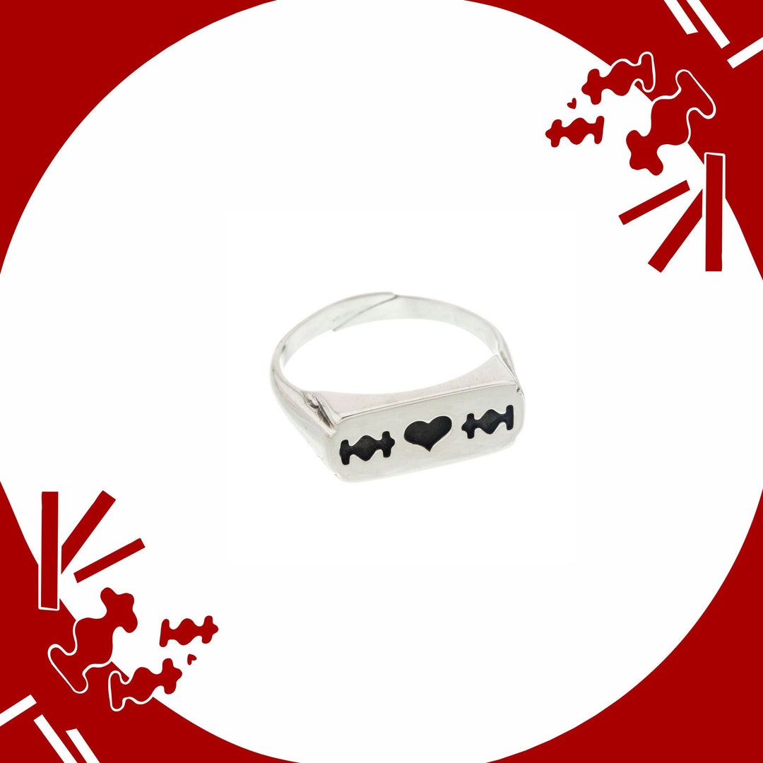 Razorblade Romance Ring - Him Ville Valo Love Metal - Stearling Silver ...