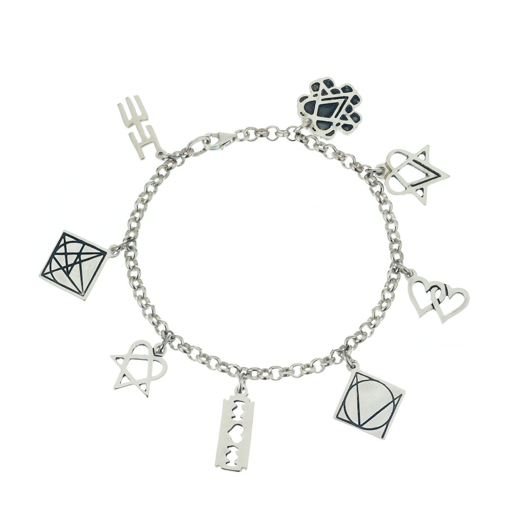 Ville Valo Heartagram Bracelet Hanging Charms, Celebrate VV New Music ...