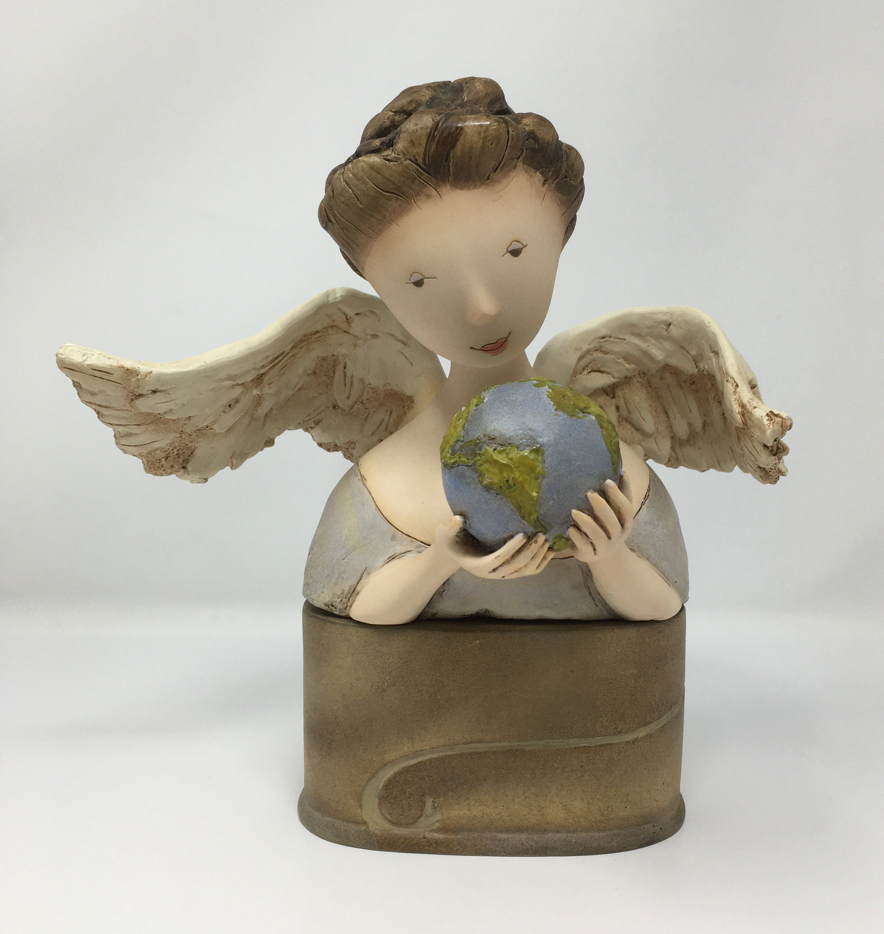 Demdaco Journey of Grace the Gift Angel Figurine Nancy Carter Excellent ...