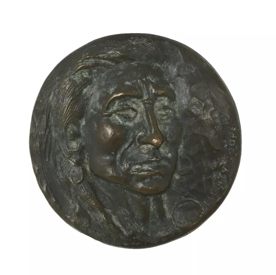 Joe Beeler Bronze Medallion for Eddie Basha Plenty Coupes Native ...