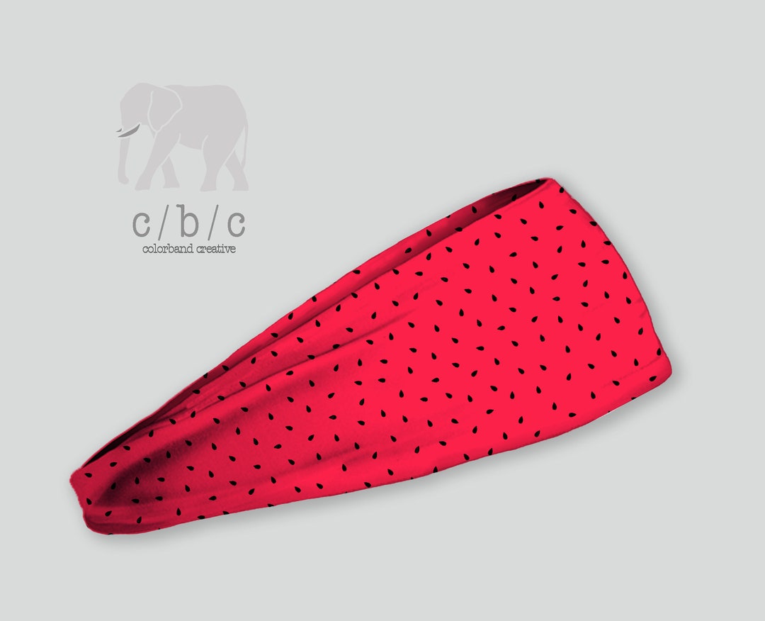 Watermelon Non Slip Headband, Watermelon Seeds Headband, Fruit Headband ...