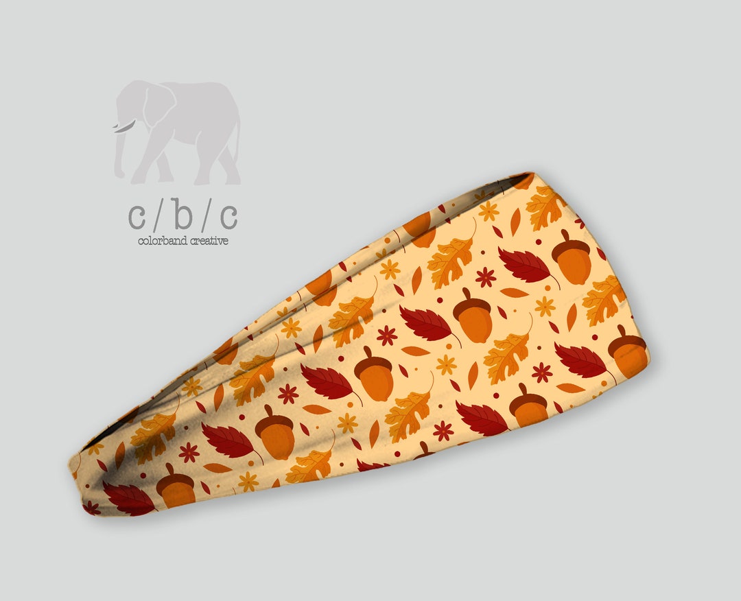 Thanksgiving Headbands, Fall Headband, Cozy Headband, Leaves Headband ...