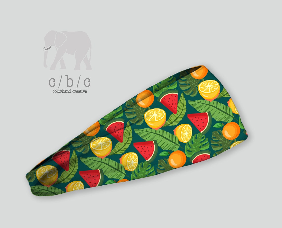 Watermelon Non Slip Headband, Watermelon Seeds Headband, Fruit Headband ...