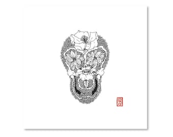 Mick Jagger / Black and White / Fine Art Print / Giclee / Japanese Ink ...