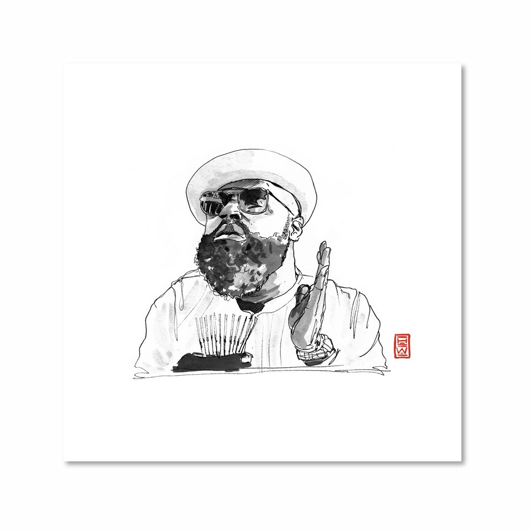 Black Thoughts / Black and White / Fine Art Print / Giclee / Japanese ...