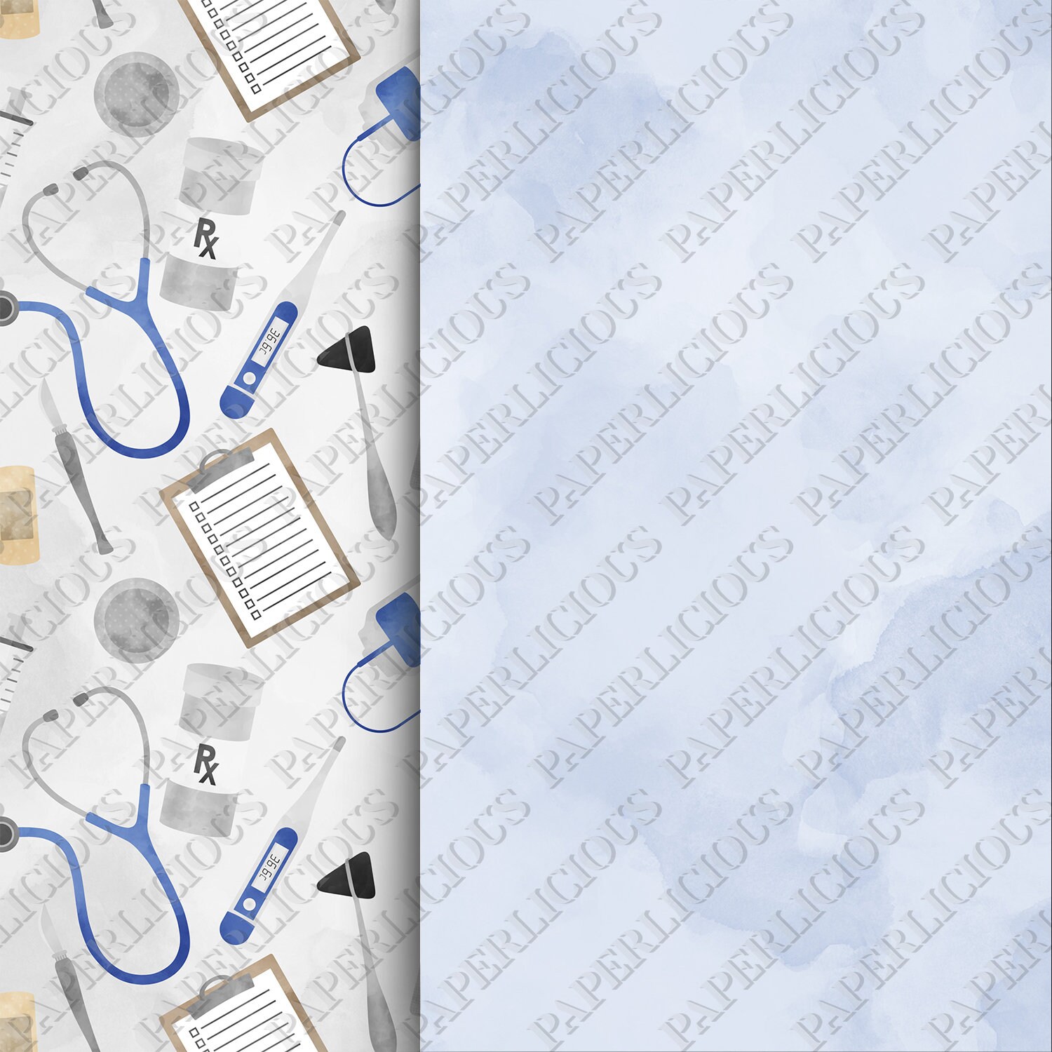 Medical Digital Paper Doctor Digital Paper Medical Patterns - Etsy
