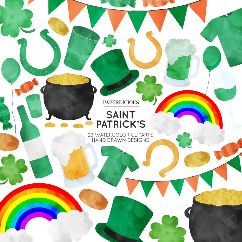 St Patricks Clip Art - Etsy