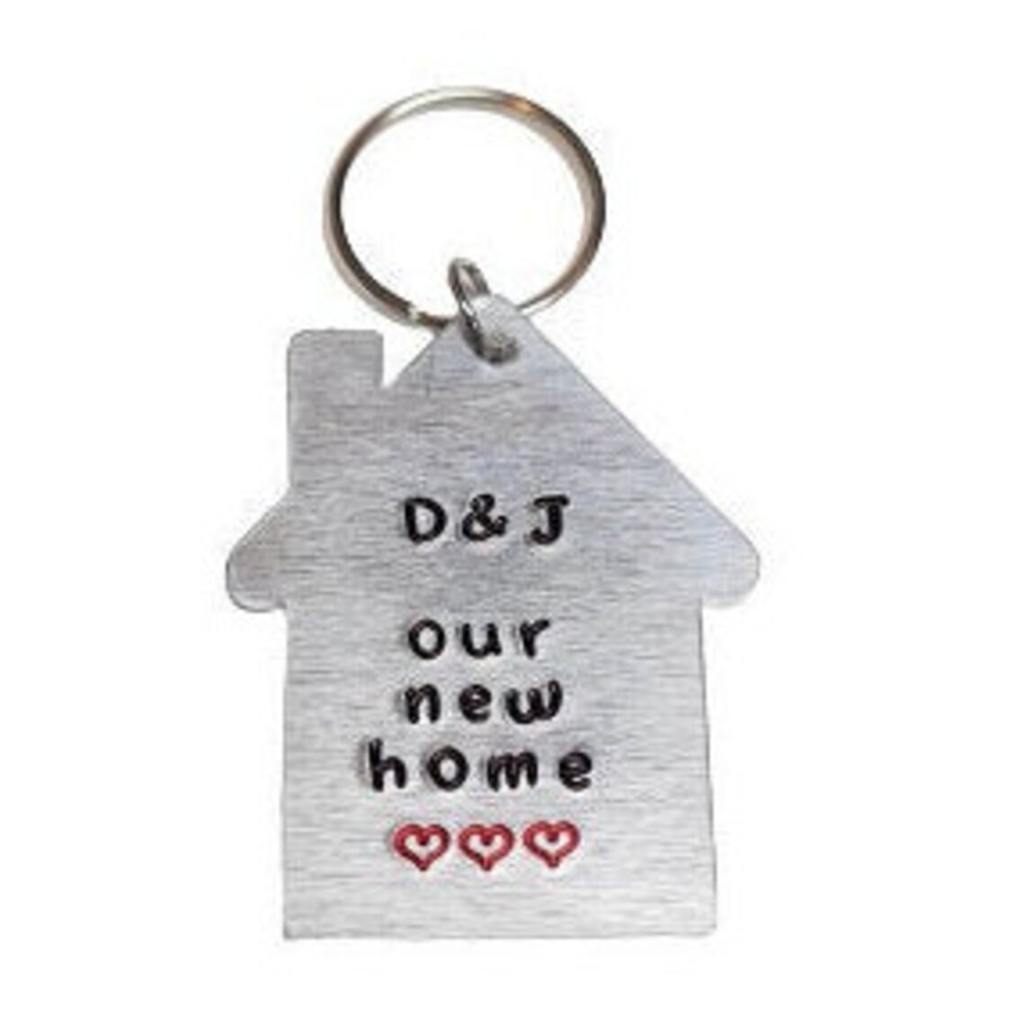 New Home Personalised Keyring First Time Buyer Gift House | Etsy