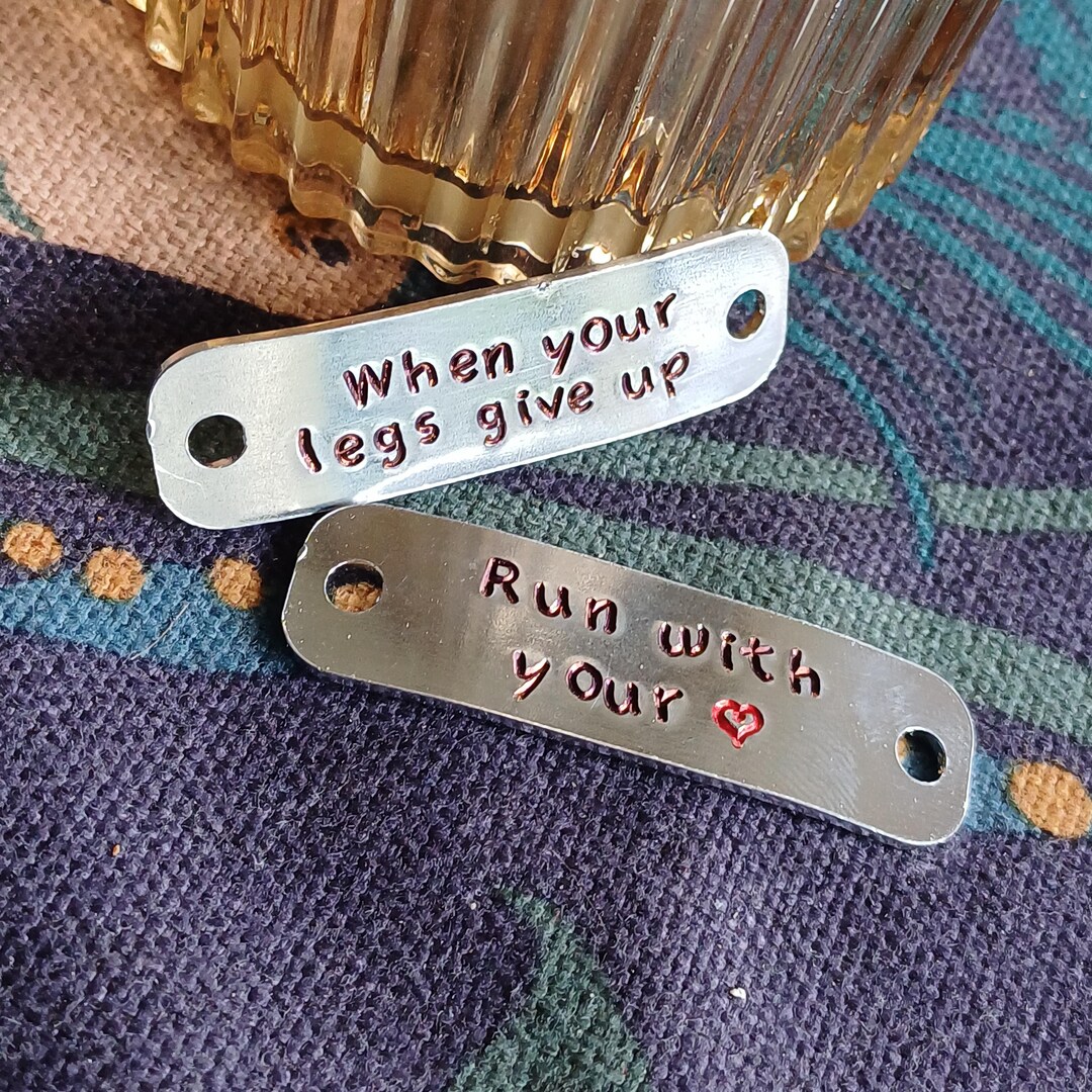 When Your Legs Give Up, Run With Your Heart Trainer Tags, Marathon ...