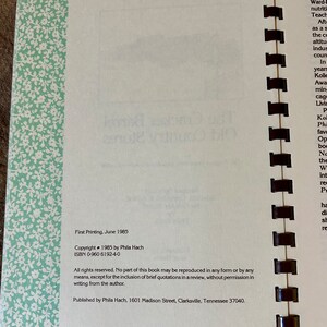 Vintage 1985 Cracker Barrel Cookbook, Spiral PB, American Holidays ...