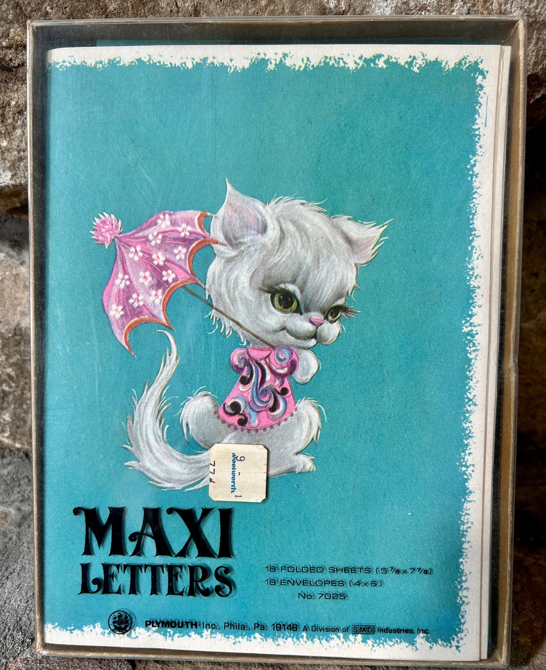 Vintage Maxi Letters Stationery, 1970s Kitten Note Paper, Vintage ...