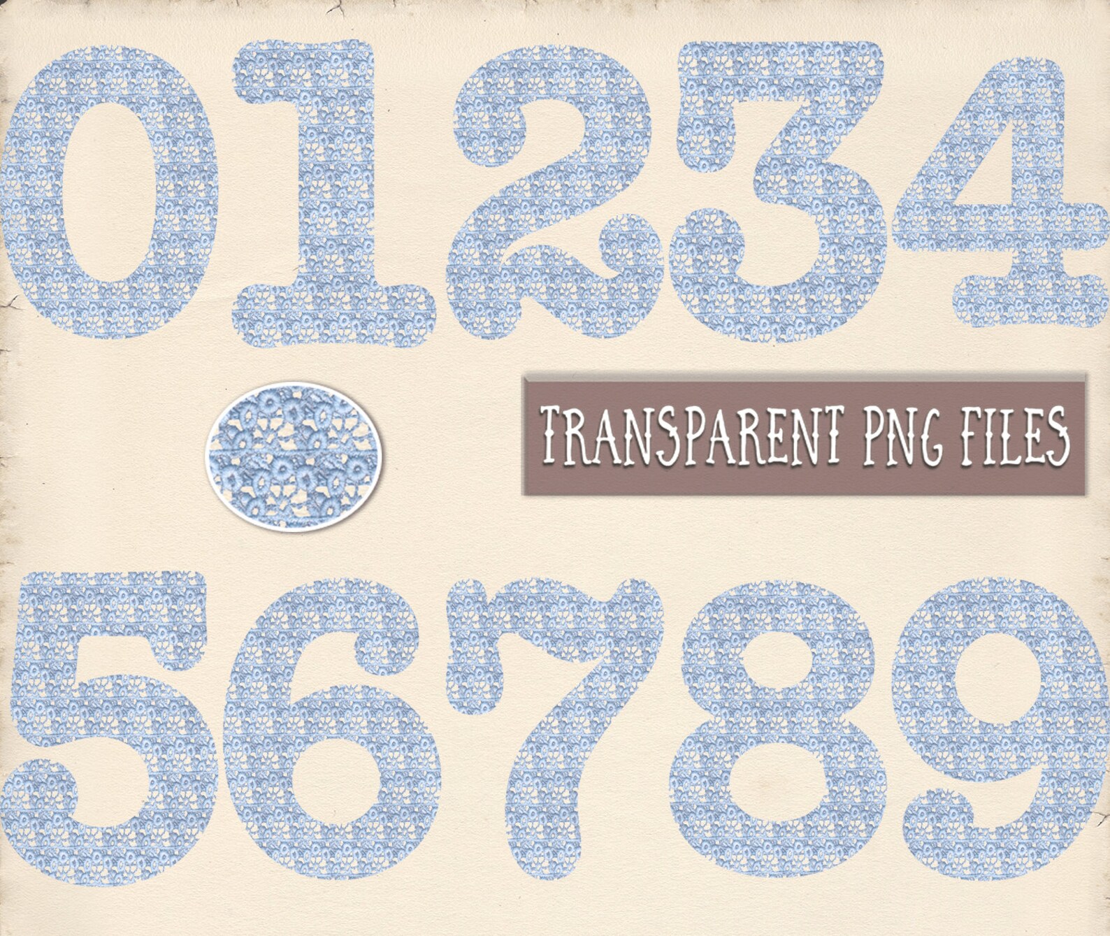 Lace Blue Alphabet, Letters Number Clip Art, Vintage Blue Lace, PNG ...