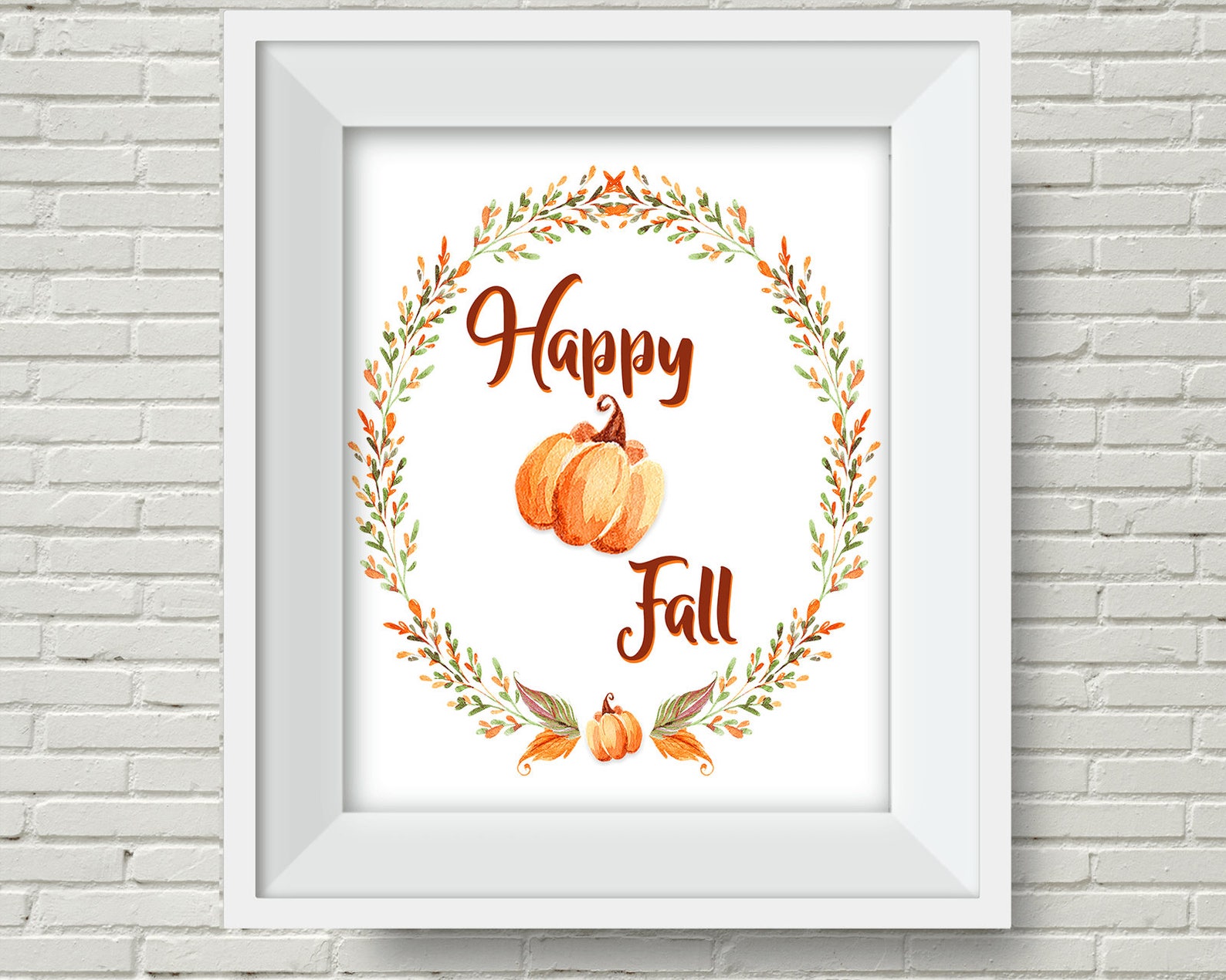 Fall Printable, Fall Decor, Fall Digital, Happy Fall Printable, Fall ...
