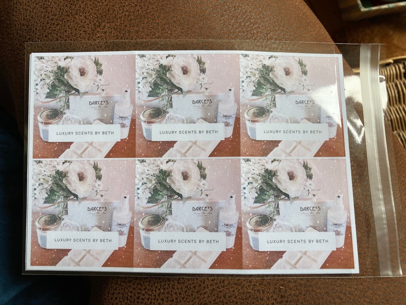 Rectangle Custom Stickers, Custom Logo Stickers, Product Labels ...