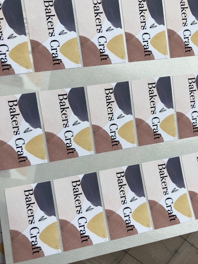 Rectangle Custom Stickers, Custom Logo Stickers, Product Labels ...