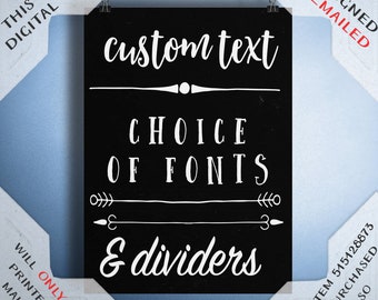 Chalkboard Word Art | Etsy